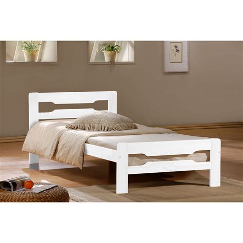 Amelia Solid Wood Single Bed White Heartlands Furniture Wholesale Ltd