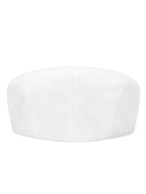 Dolce And Gabbana Cotton Flat Cap White Farfetch