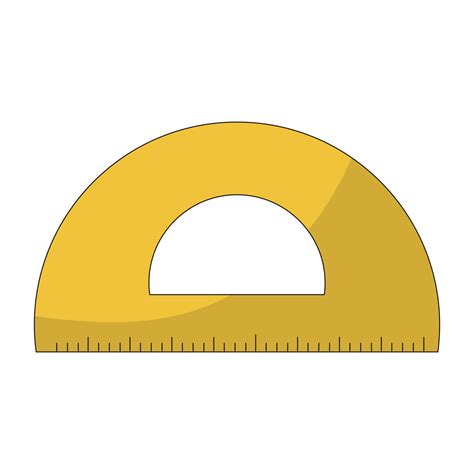 Yellow Protactor Icon 18817676 Png