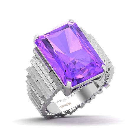Buy Amethyst Stone Ring For Men Women At Best Price In India