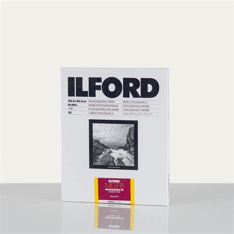 Ilford Multigrade Fb Warmtone Mgfbwt24k Semi Matt 203x254cm 25 Sheets