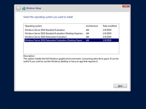 Windows Server 2019 Install Server World