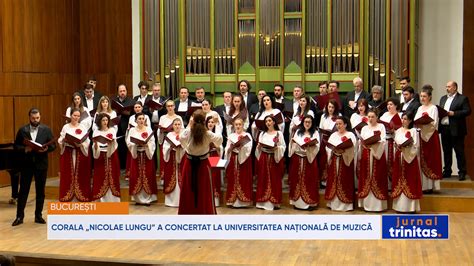 Corala „nicolae Lungu” A Concertat La Universitatea Națională De Muzică