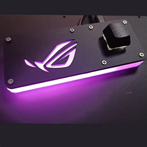 Rog Chassis Power On Button Msi External Computer Switch 5v Argb 3pin