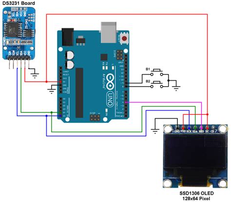 Arduino Real Time Clock Using Ds3231 Rtc And Ssd1306 Oled