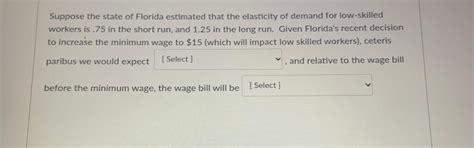 Solved Ceteris Paribus Less Job Loss In The Short Run Than
