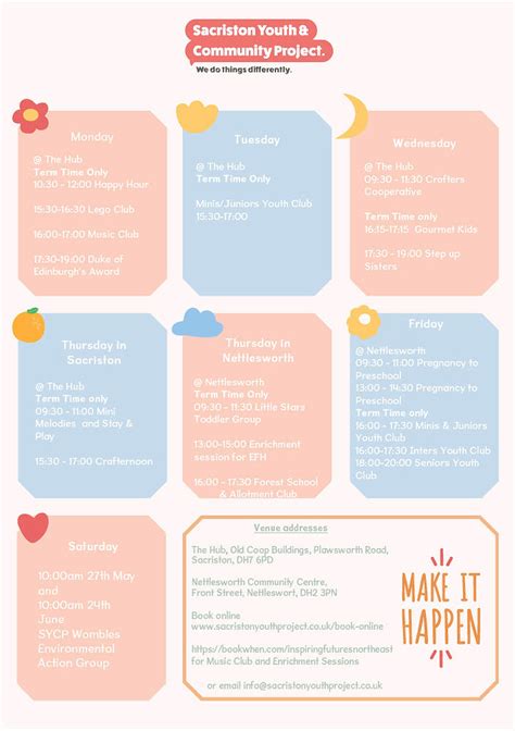 Updated Session Timetable