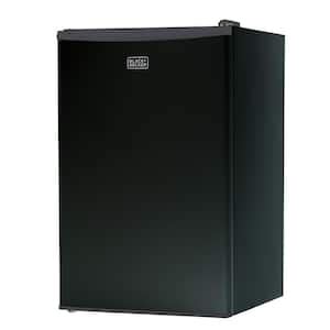 Black Decker 4 3 Cu Ft Mini Refrigerator With Freezer In White Bcrk43w The Home Depot