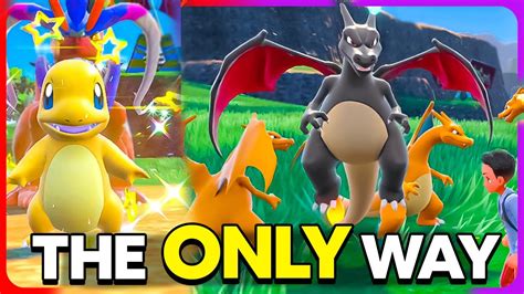The Only Way To Get Shiny Charizard In Pokemon Scarlet And Violet Youtube