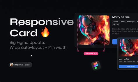 Responsive Card With Auto Layout Wrap Figma
