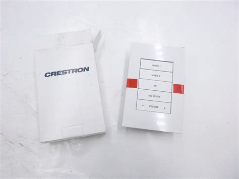 Crestron Hz2 Kpcn W Horizon 2 5 Button Keypad Custom Engraving White