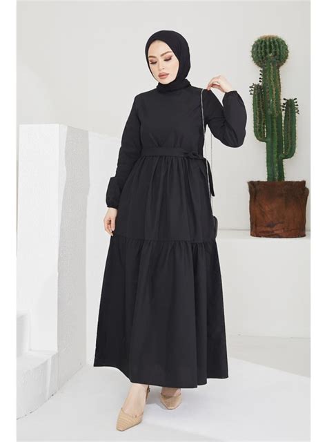 Black Modest Dress