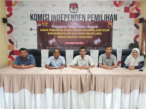 Kip Aceh Besar Resmi Buka Pendaftaran Caleg Kontras Aceh