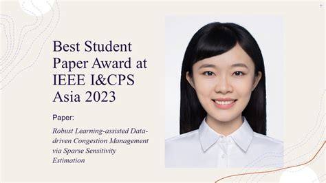 Nus Ece Professor Dipti Srinivasan And Her Research Team Won The Best