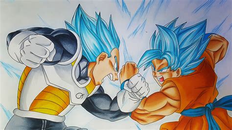 Goku And Vegeta Drawing At Getdrawings Free Download