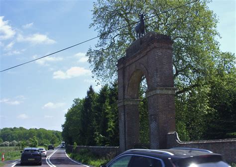 Stag Gate With A31 Running Alongside The Charborough Estat Flickr