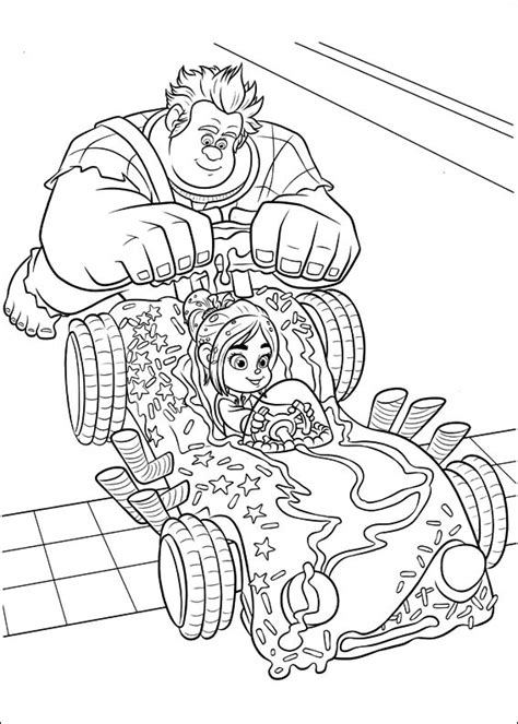 Disney Wreck It Ralph Coloring Pages Coloring Pages