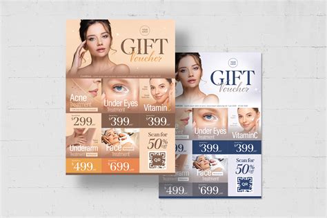 Beauty Clinic Voucher Flyer Template Ai Eps Psd Brandpacks