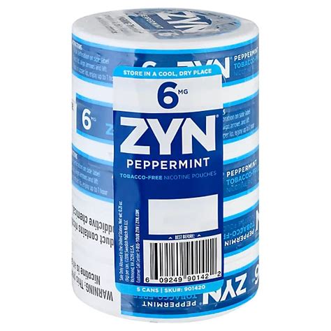 Zyn Peppermint 6mg Carton Albertsons