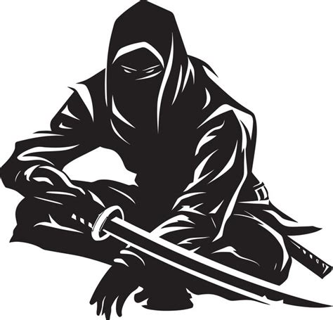 Premium Vector Ninja Vector Illustration The Essence Of Precision