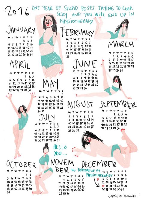 Sexy Sexy Calendar 2016 On Behance