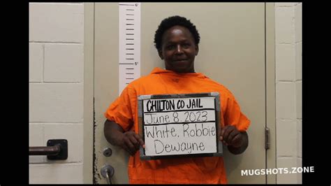 White Robbie Dewayne 06 08 2023 Chilton County Mugshots Zone