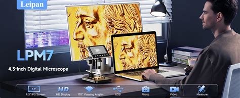 Leipan Lpm7 43 Coin Microscope Ips Digital Microscope