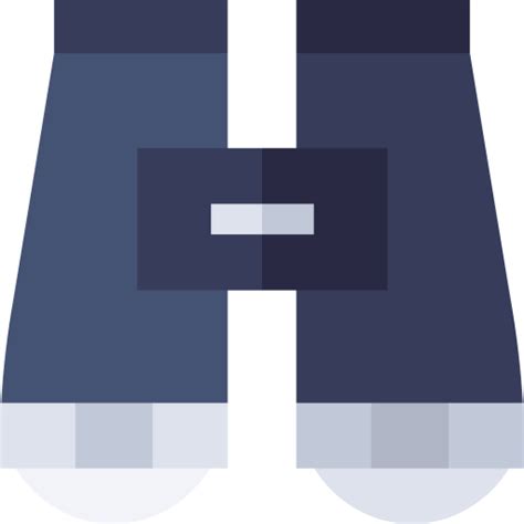 Binoculars Basic Straight Flat Icon