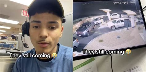 Drive Thru Worker Tells Elaborate Lie To Get Long Line Of Customers To