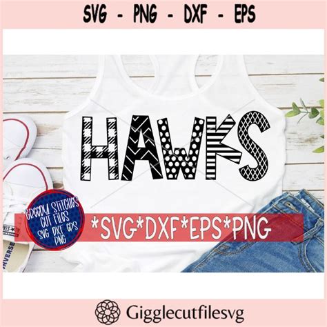 Hot Svg Hawks Svg Hawks Svg Dxf Eps Png Hawks Word Art Svg Hawks Word