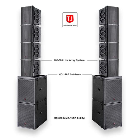 Professional 8 3 Full Range Driver Dj Concert Sound Speaker Column