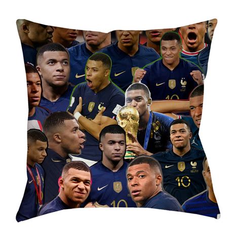 Kylian Mbappé Photo Collage Pillowcase Subliworks
