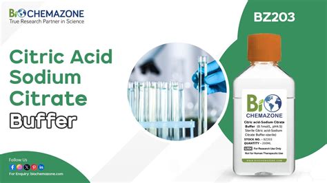 Citric Acid Sodium Citrate Buffer Sterile And Reliable