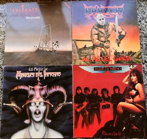 4 Lp Albums By Angeles Del Infierno Panzer And Triana Catawiki