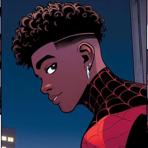 Miles Morales With Braids Wallpaper Miles G Morales Hair Miles