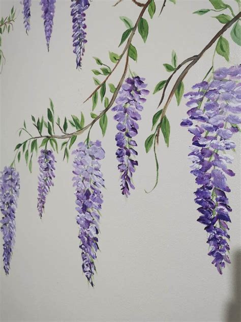 Diy Wisteria Mural Tutorial Artofit