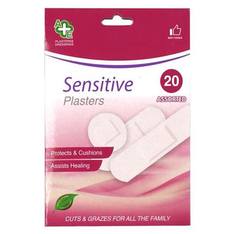Aande Sensitive Plasters 20 Assorted Sidney Wholesale