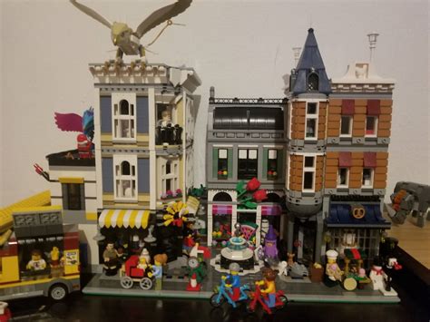 Finally Finished My Assembly Square And Added More Minifigs And Other
