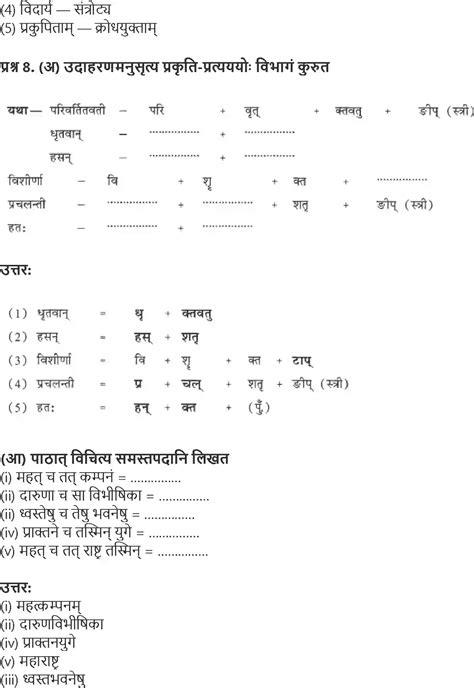 Class 10 Shemushi Bhukamp Vibhishika Solution