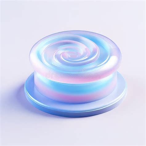 Icon Of Candy Glossy Glass Style Stock Illustration Illustration Of