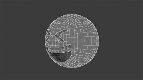 Grinning Squinting Face 3d Model By Frezzy