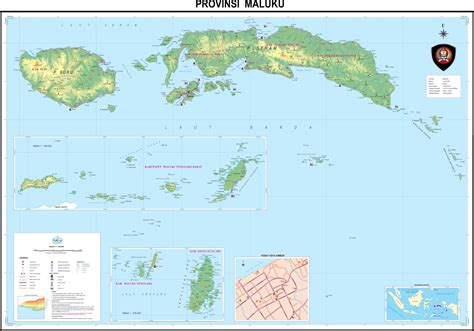 Amazing Indonesia Maluku Province Map
