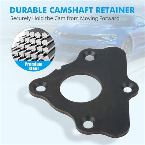 Camshaft Thrust Retainer Plate Gasket Seal Cam Bolts For Gm Ls1 Ls3 Ls2 4 8 5 3l Ebay