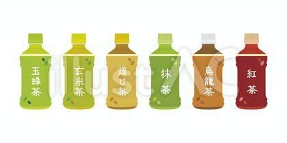ペットボトルのお茶イラスト No 1463996／無料イラストフリー素材なら「イラストac」