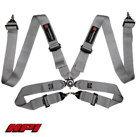 Hpi Fia 4 Point Racing Harness Silver E K Motors