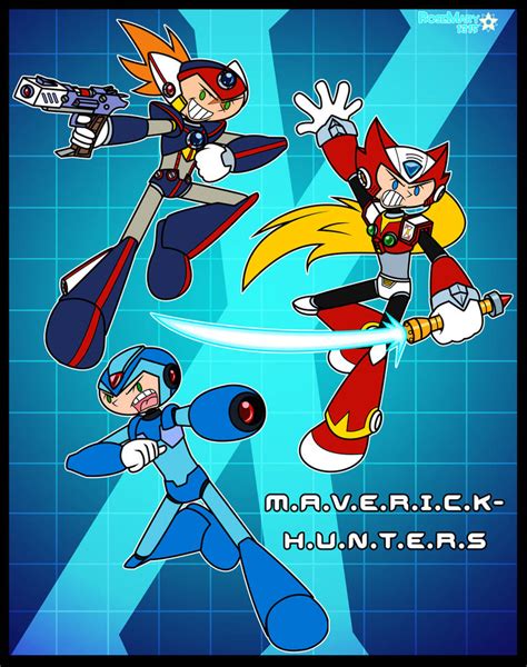 Megaman X Knd Style Maverick Hunters By Rosemary1315 On Deviantart