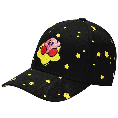 Kirby Embroidered Pre Curved Bill Snapback Hat