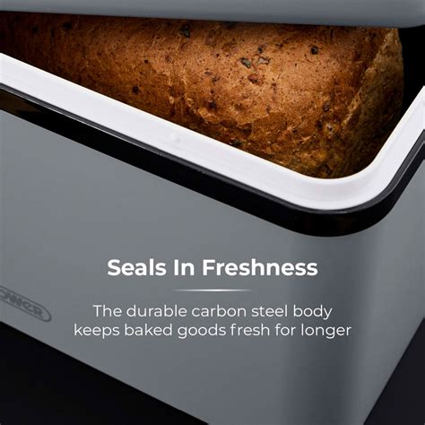 Tower Sera Grey Bread Bin Wilko Tower Sera Grey Bread Bin Wilko