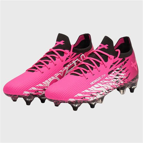 Oxen Metasock Ag Rugby Boots Pink Black