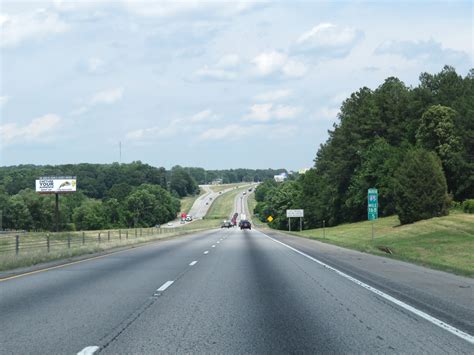 Georgia Interstate 85 Northbound Cross Country Roads